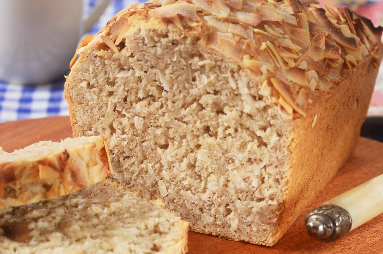 Simple Coconut Bread Recipe - Joyofbaking.com *Video Recipe*